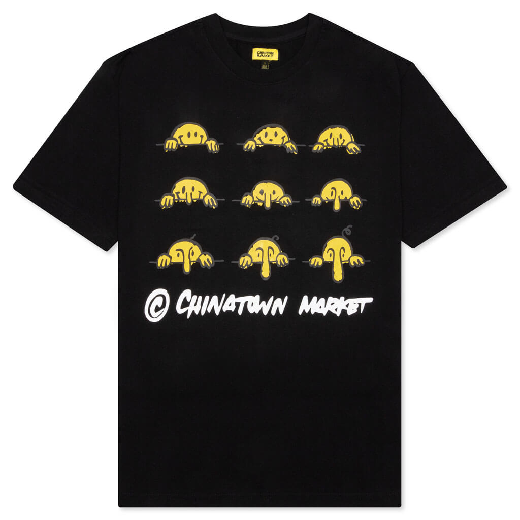 Chinatown Smiley Wuz Here Tee - Black – Feature