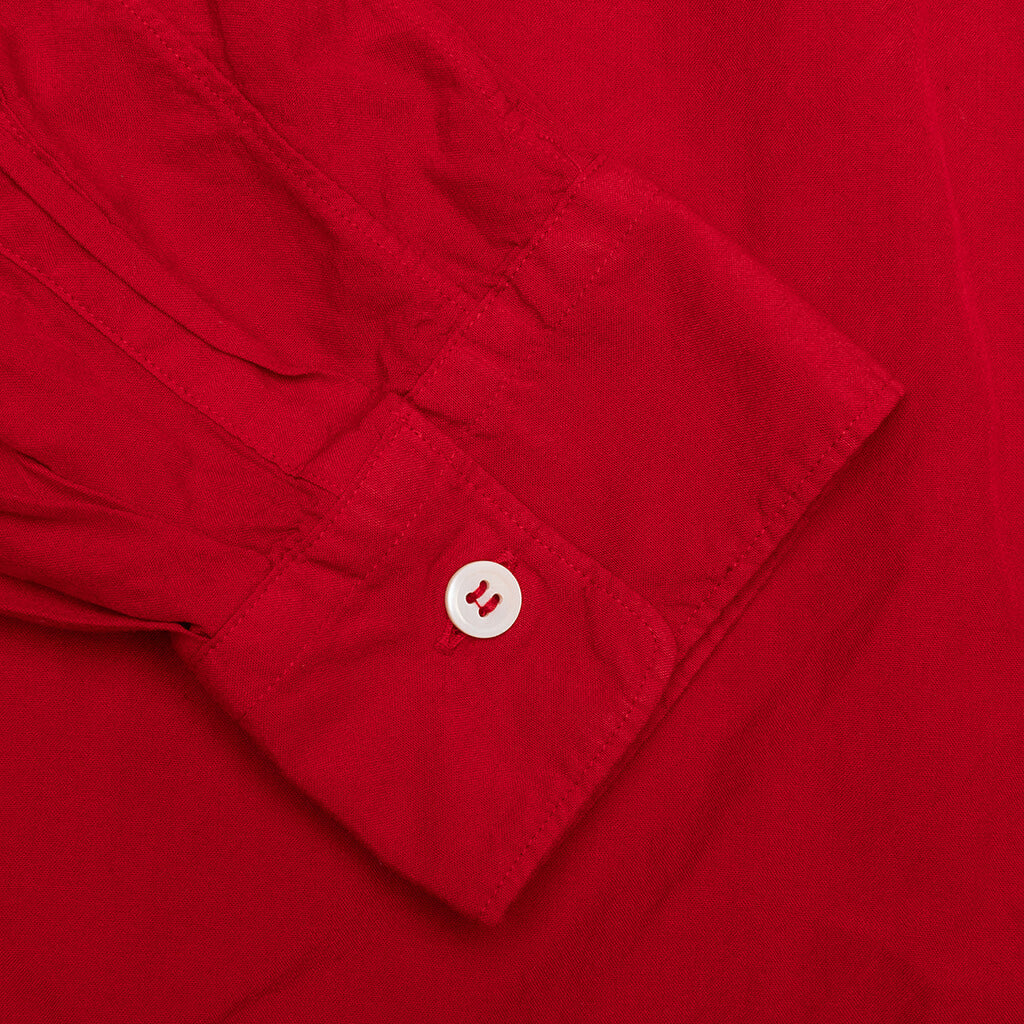 Plus Button Up - Red – Feature