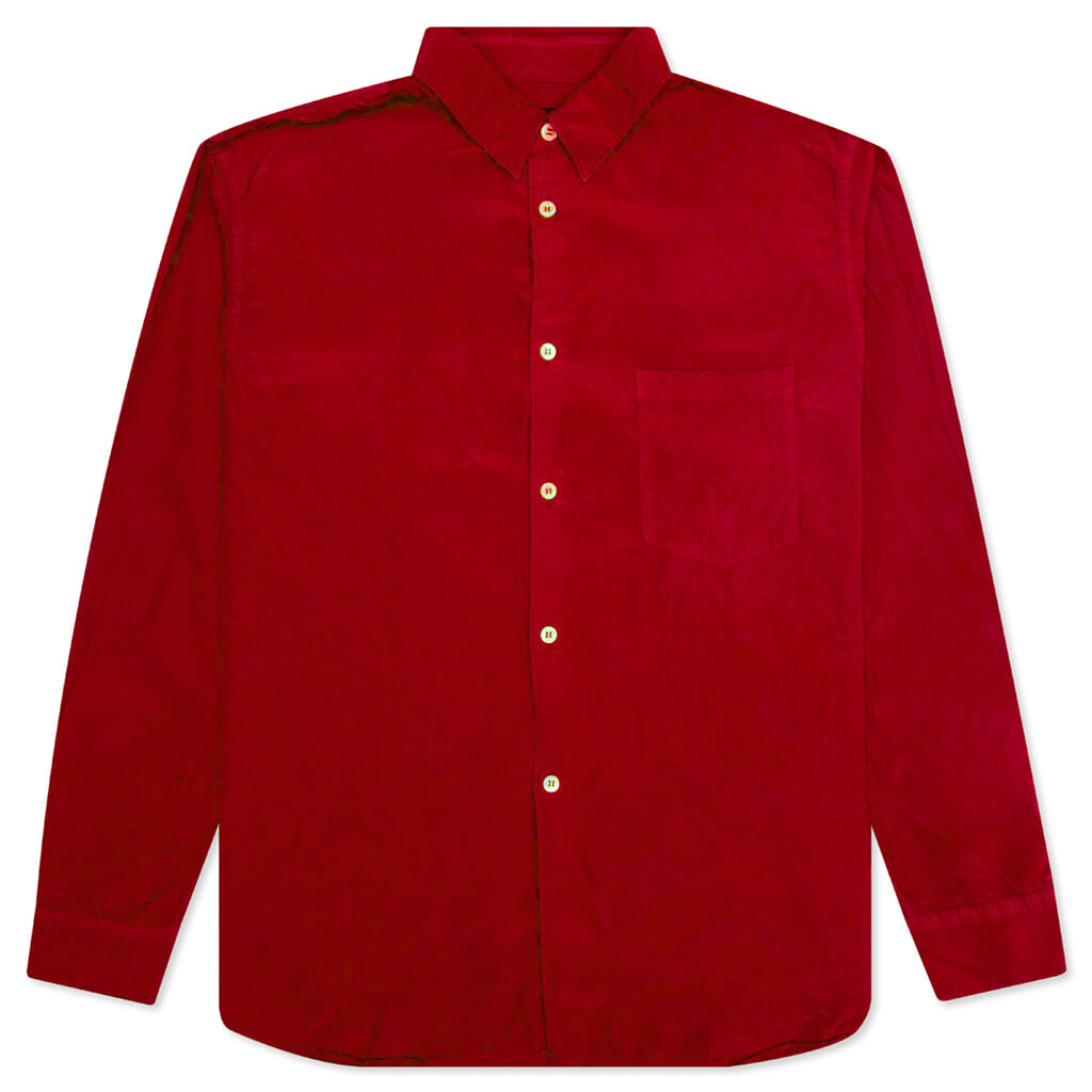 Plus Button Up - Red – Feature