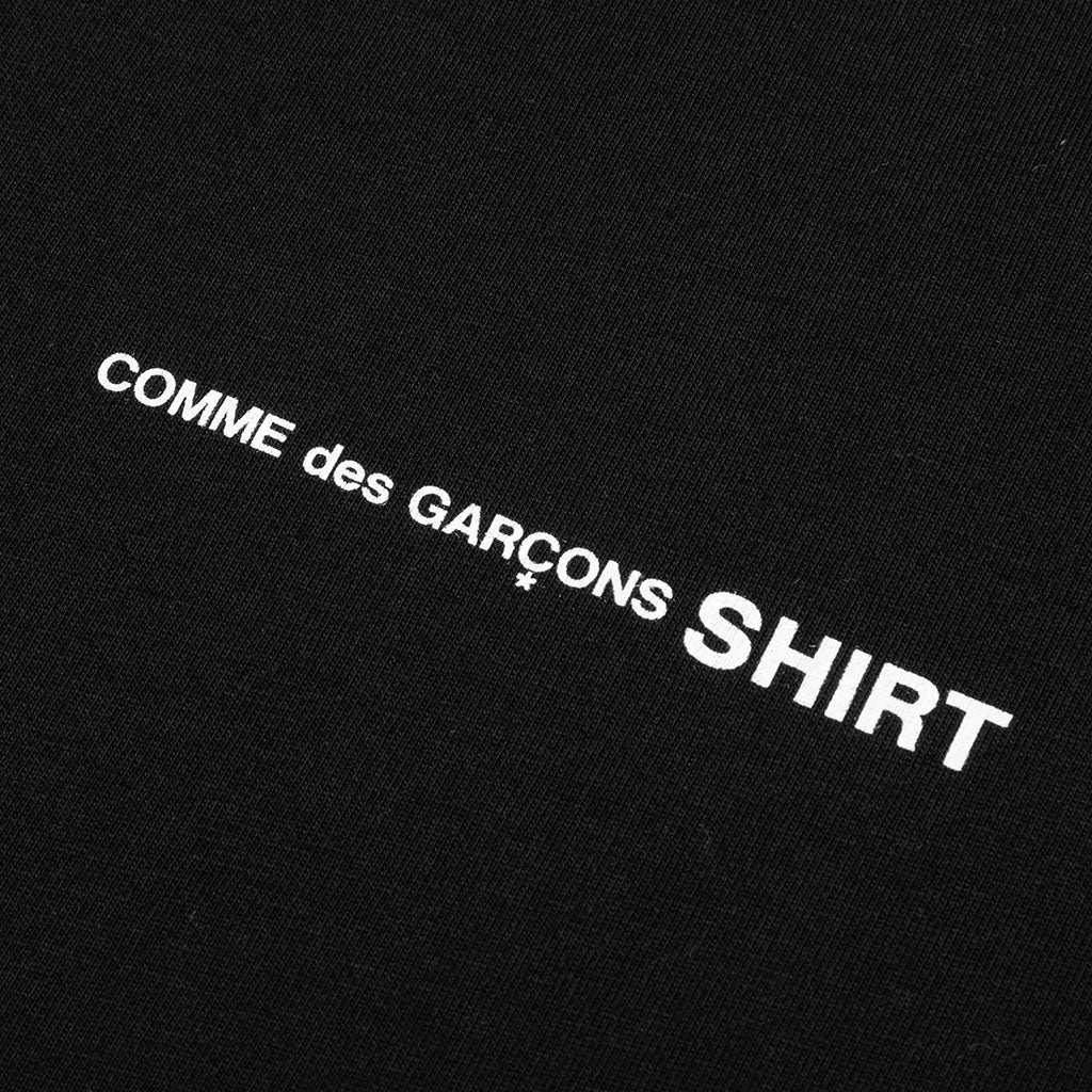 Comme Des Garcons SHIRT Logo S/S Tee - Black – Feature