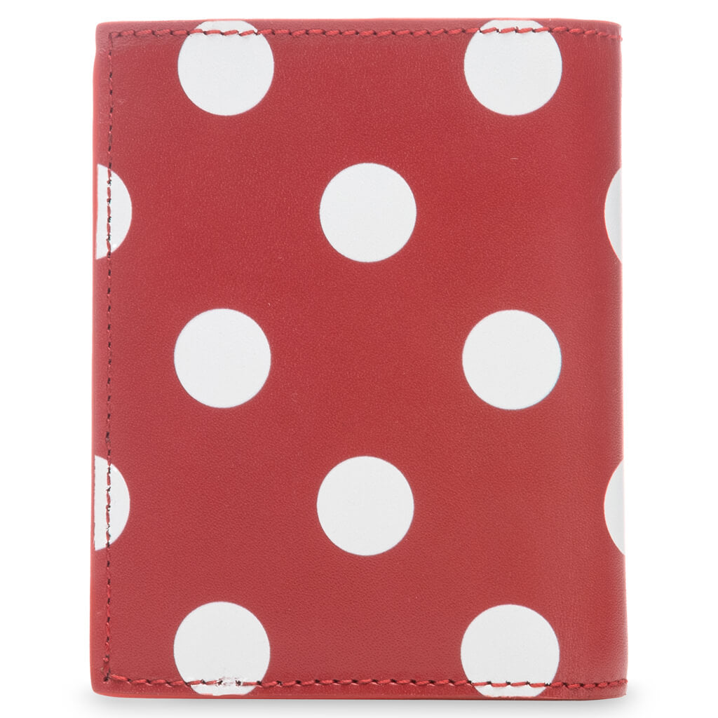 Comme des Garcons Polka Dots Wallet - Red – Feature