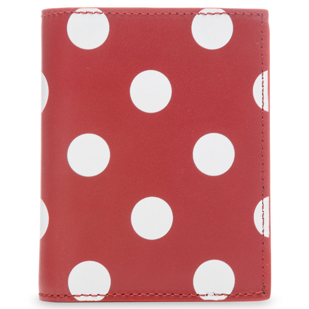 Comme des Garcons Polka Dots Wallet - Red – Feature