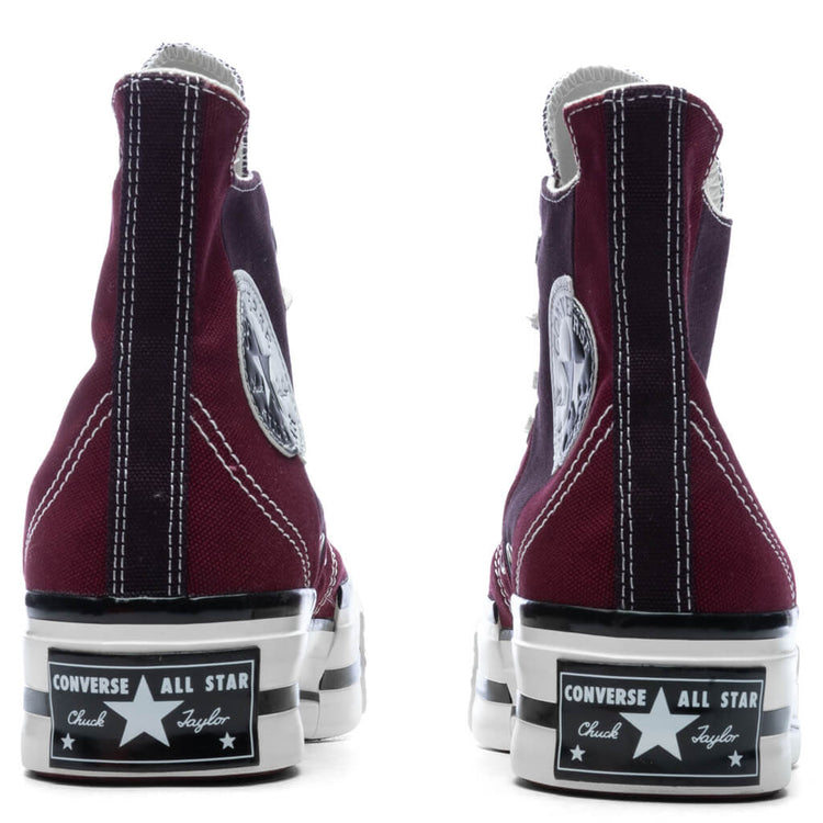 Chuck 70 Plus Counter Climate - Dark Beetroot/Egret/Black – Feature