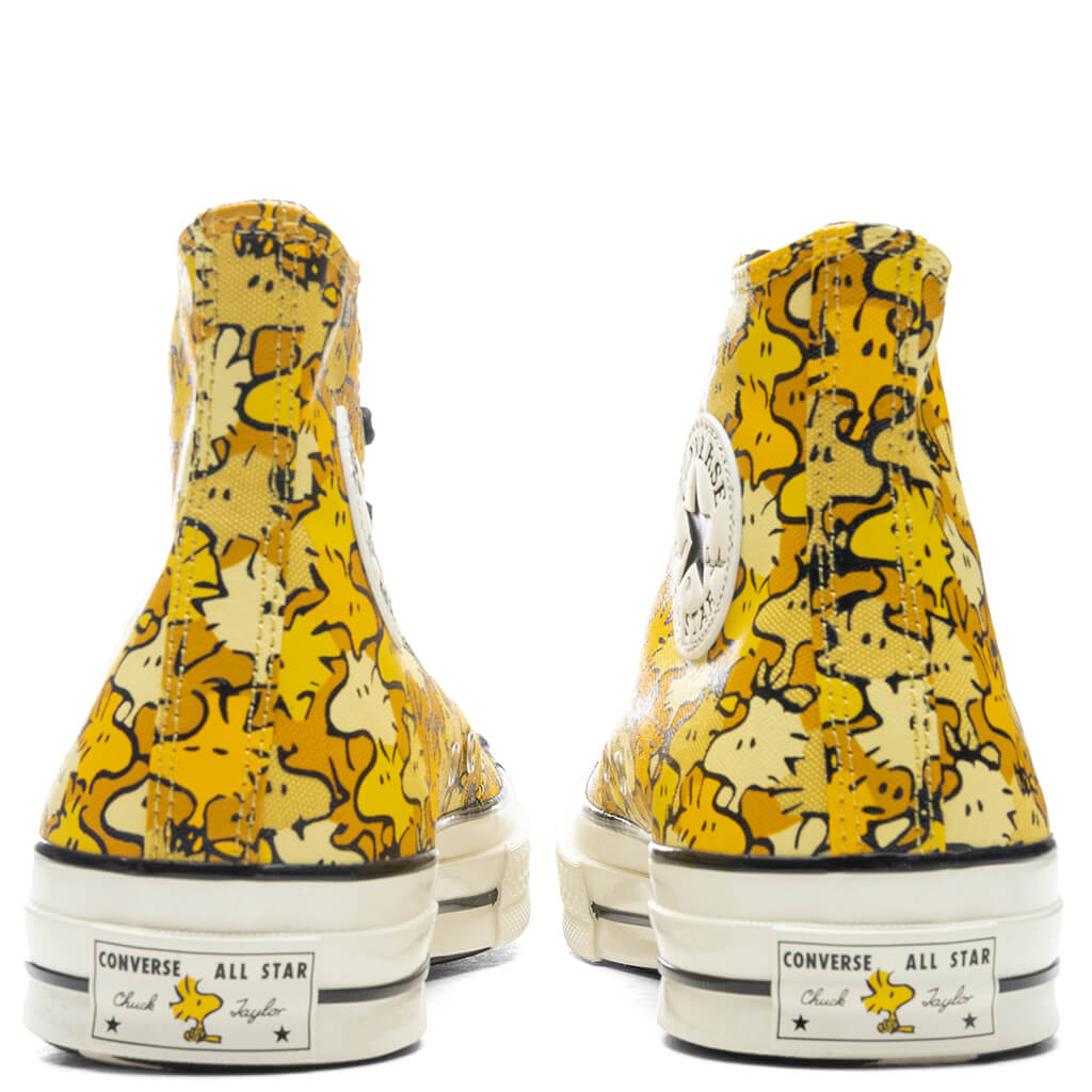 Converse x Peanuts Chuck 70 Hi - Soba/Zinc Yellow/Topaz Gold – Feature