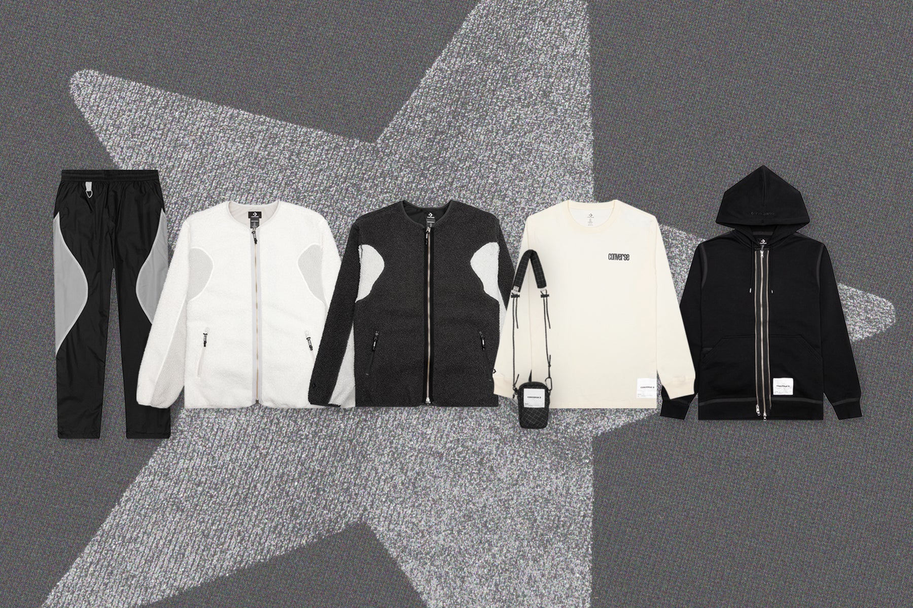 Converse x Slam Jam Comms Pouch - Pirate Black – Feature