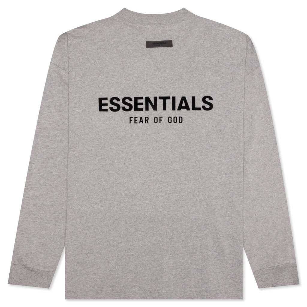 Fear Of God Essentials L/S Tee - Dark Oatmeal – Feature