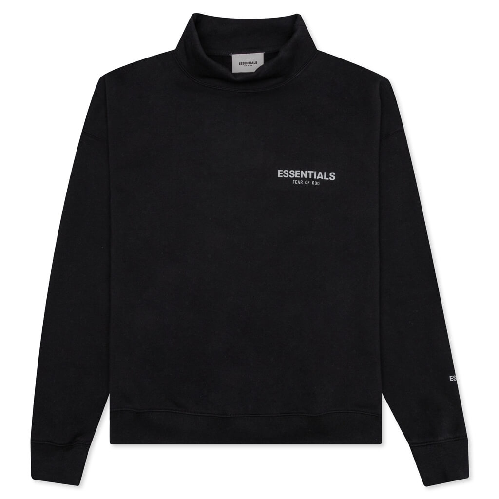 Essentials Pullover Mockneck - Stretch Limo – Feature
