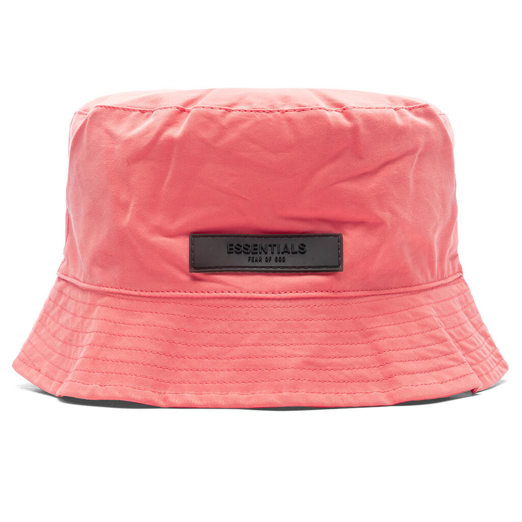 Essentials Bucket Hat - Coral – Feature