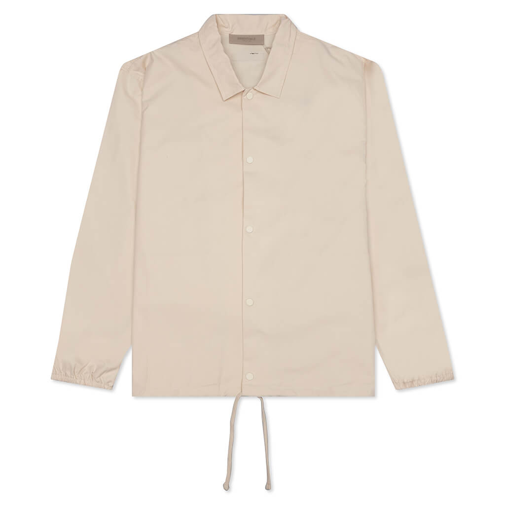 Essentials Lined Coaches Jacket - Egg Shell – Feature