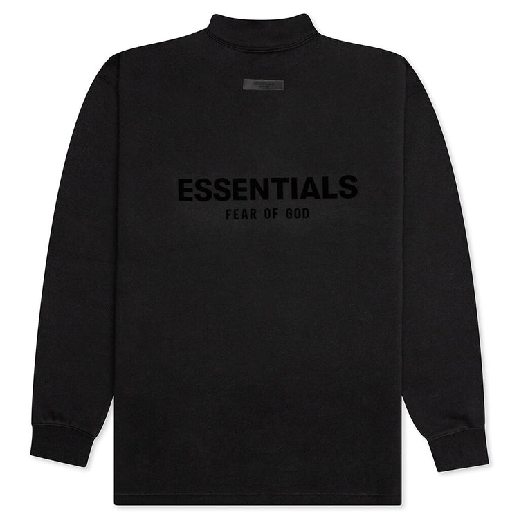 Essentials Core Relaxed Mockneck - Stretch Limo – Feature