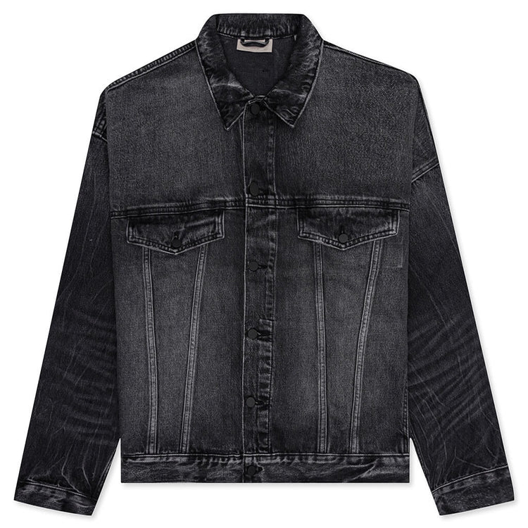Essentials Denim Jacket - Black – Feature