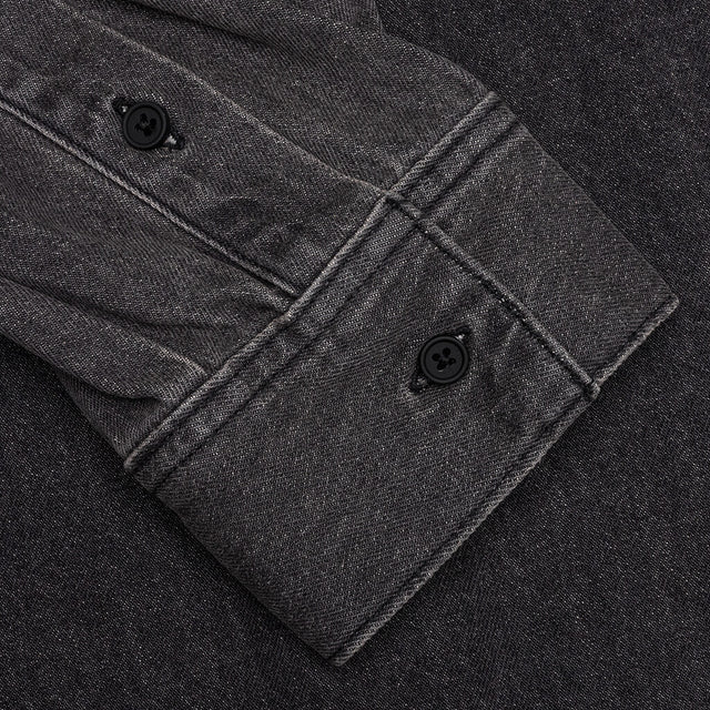 Essentials Denim L/S Shirt - Black – Feature