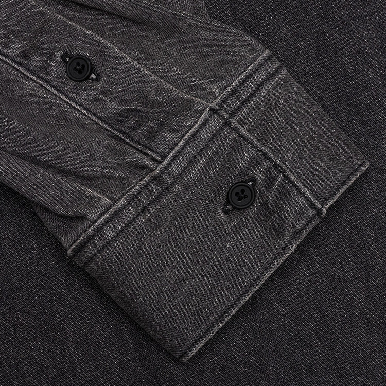 Essentials Denim L/S Shirt - Black – Feature