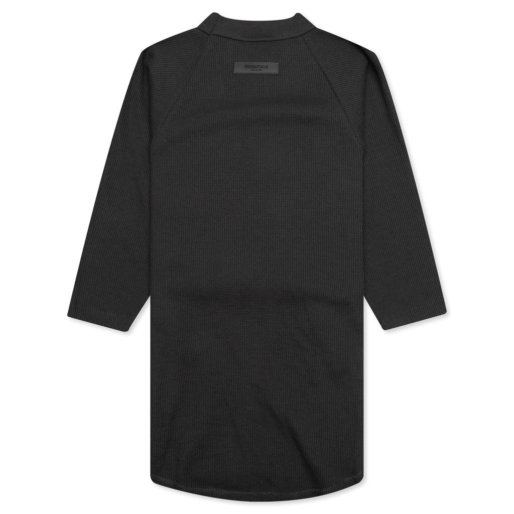 Essentials Kid's Big E Waffle Tee - Iron – Feature