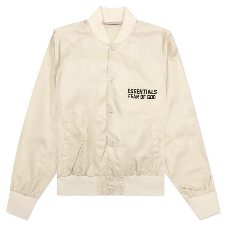 Essentials Kid's Baseball Jacket - Wheat – Feature