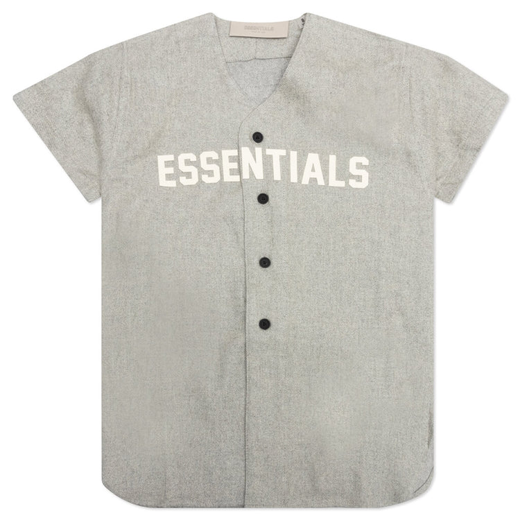 Essentials Kid's Baseball Jersey - Dark Oatmeal – Feature