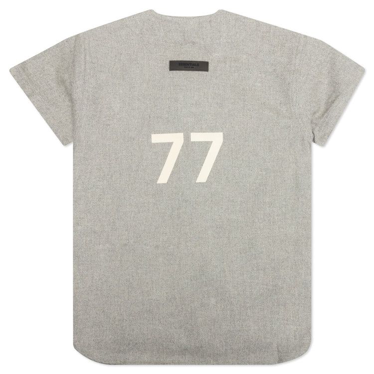 Essentials Kid's Baseball Jersey - Dark Oatmeal – Feature