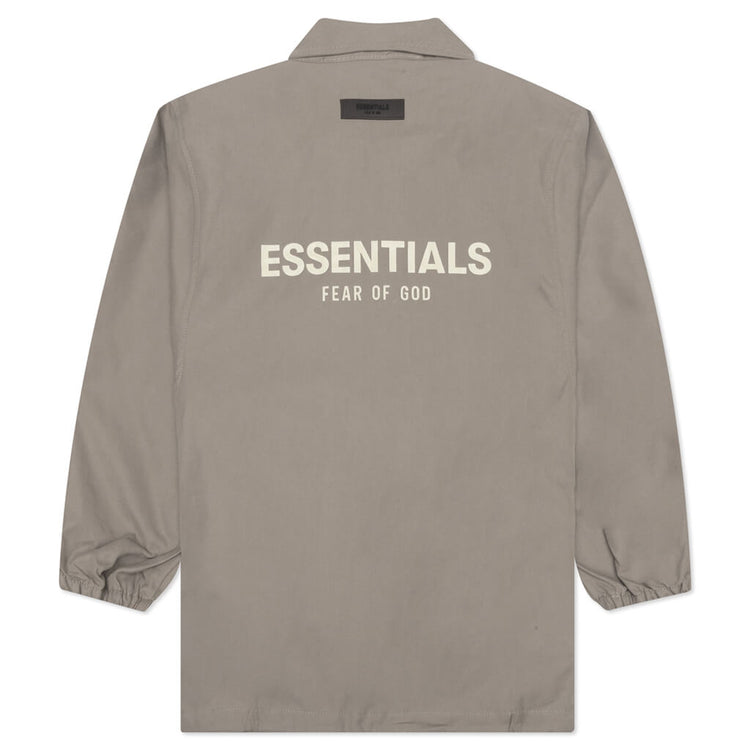 Essentials Kid's Coaches Jacket - Desert Taupe – Feature