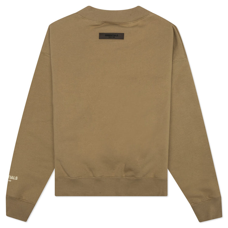 Essentials Kid's Crewneck - Oak – Feature
