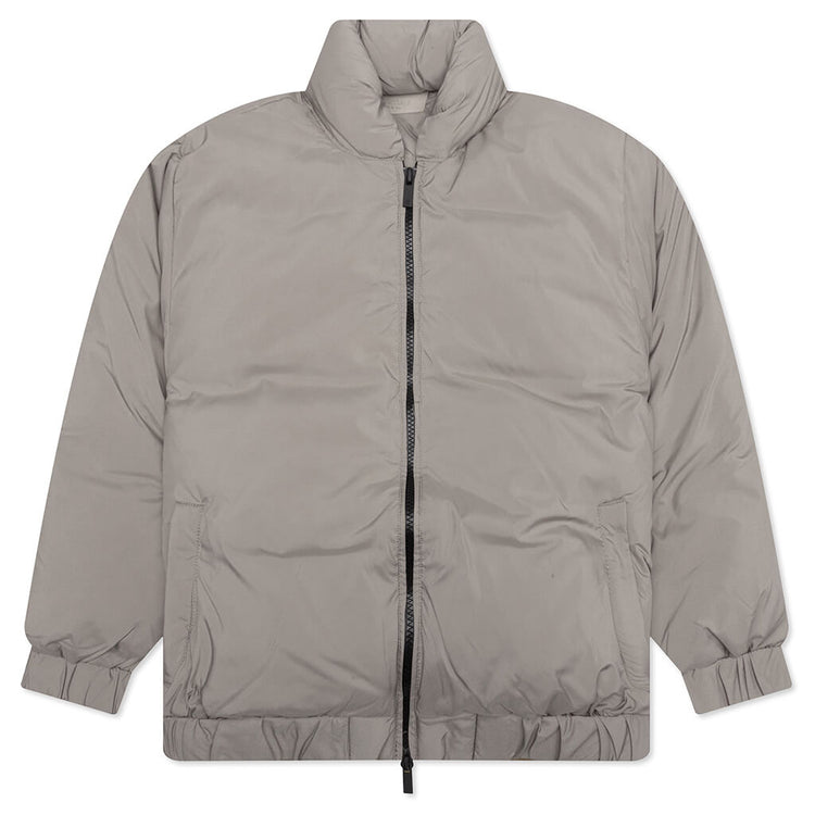 Essentials Kid's Puffer Jacket - Desert Taupe – Feature