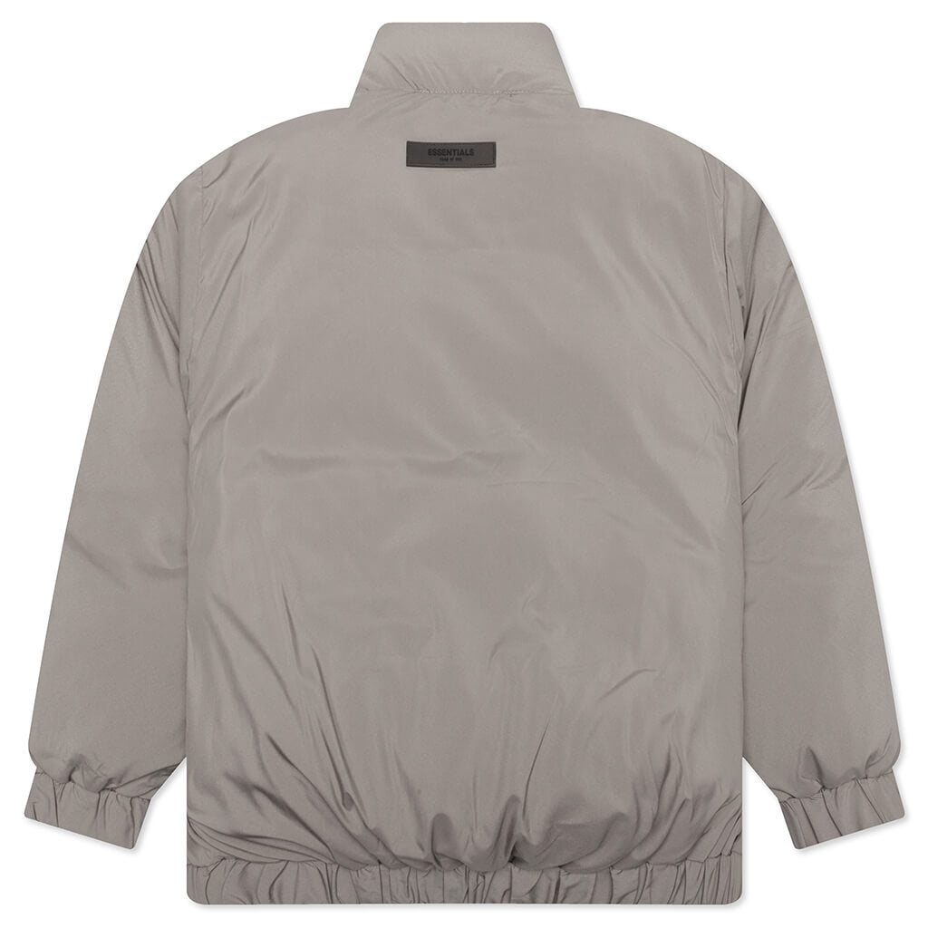 Essentials Kid's Puffer Jacket - Desert Taupe – Feature