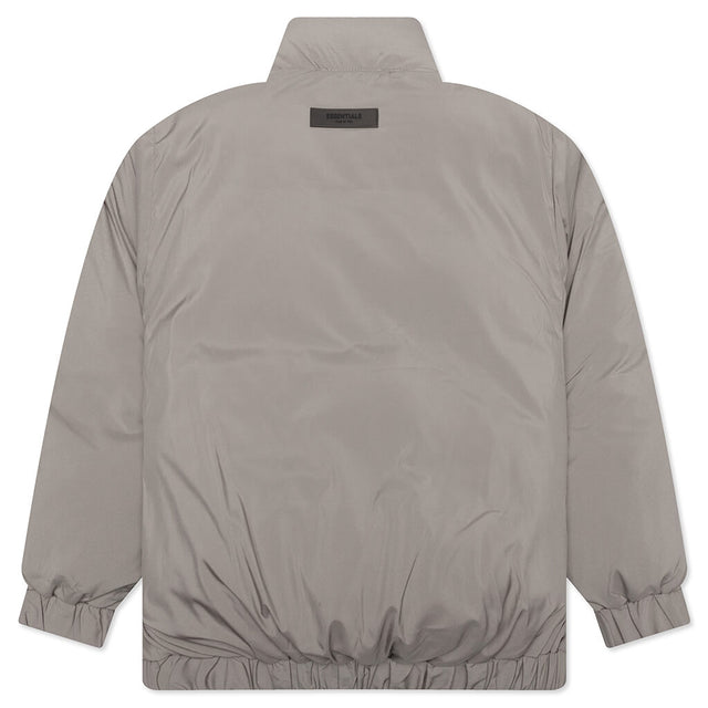 Essentials Kid's Puffer Jacket - Desert Taupe – Feature