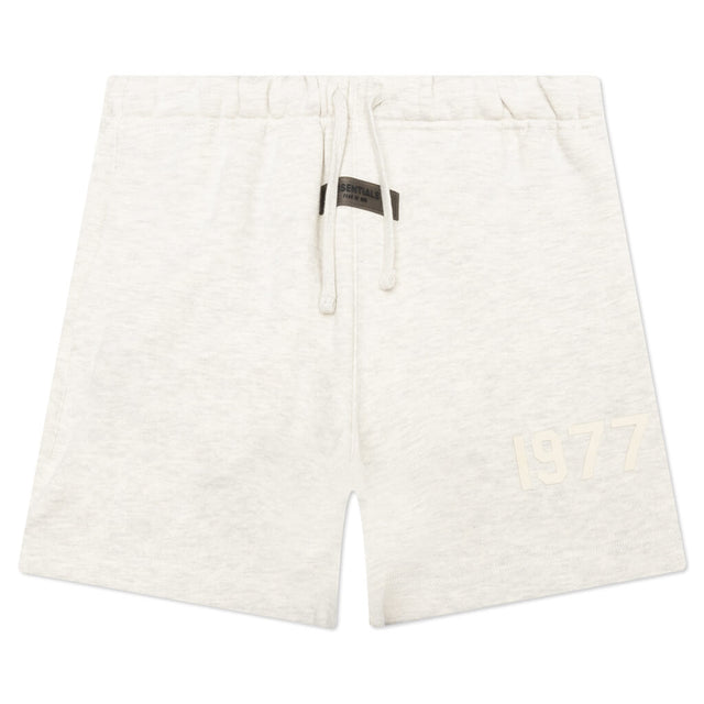 Essentials Kid's Shorts - Light Oatmeal – Feature