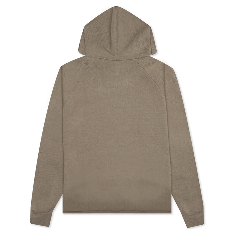 Essentials Knit Hoodie - Oak – Feature