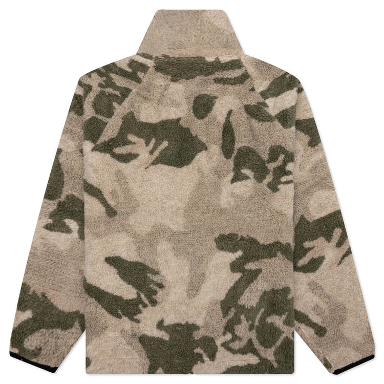 Essentials Polar Fleece Full Zip Jacket - Camo – Feature