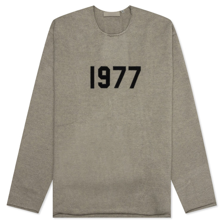Essentials Raw Edge Sweater - Dark Oatmeal – Feature