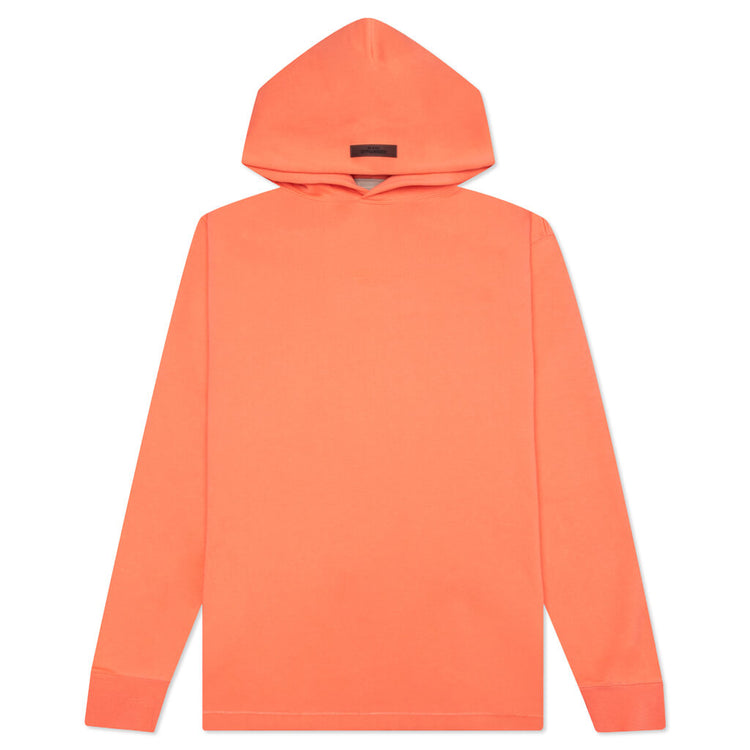Essentials Relaxed Hoodie - Coral – Feature