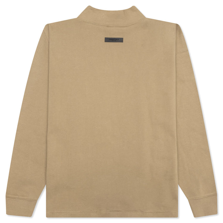 Essentials Relaxed Mockneck - Oak – Feature