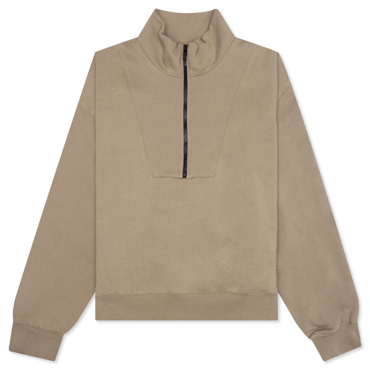 Essentials Women's 1/2 Zip Pullover - Oak – Feature