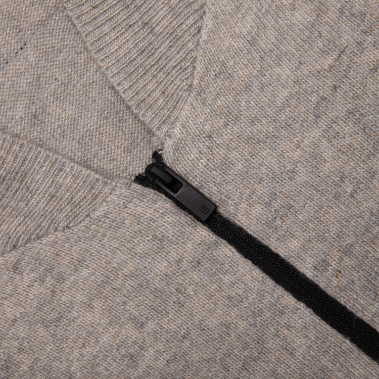 Essentials Women's Long Cardigan - Dark Oatmeal – Feature