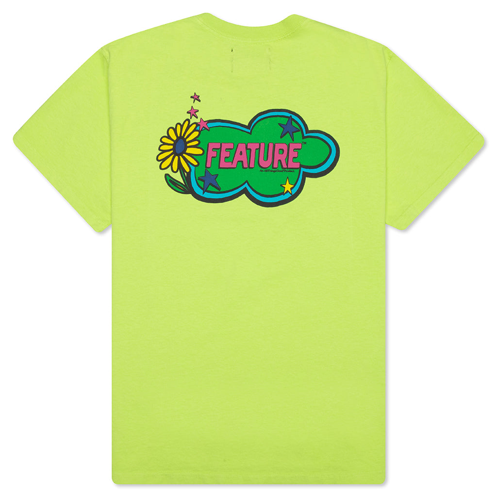 Cloud Tee - Acid Lime – Feature