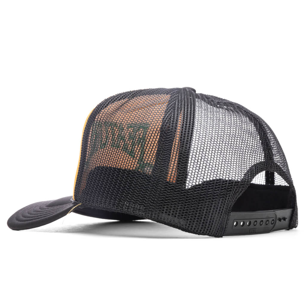 Lucas Trucker Hat - Black/Green – Feature