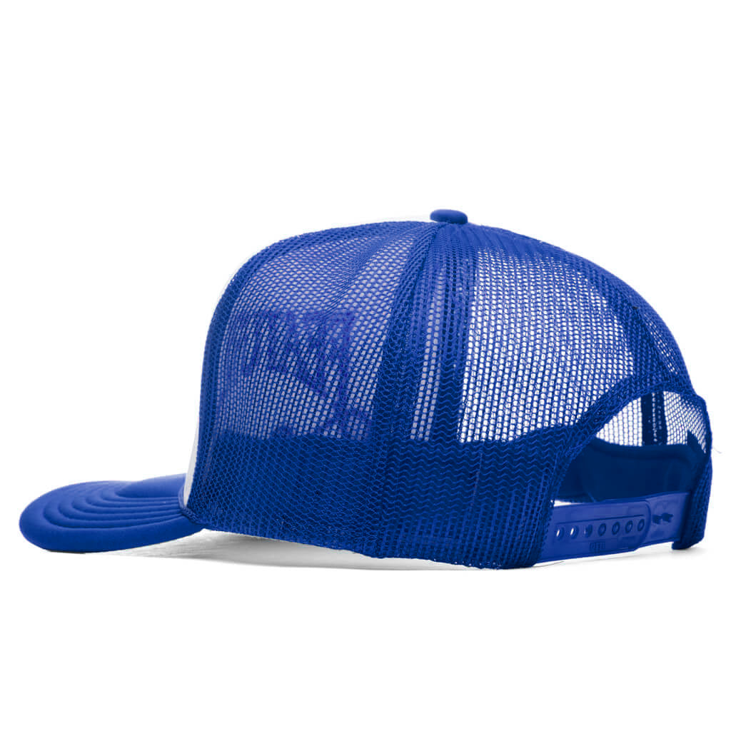 Lucas Trucker Hat - Blue/Yellow – Feature