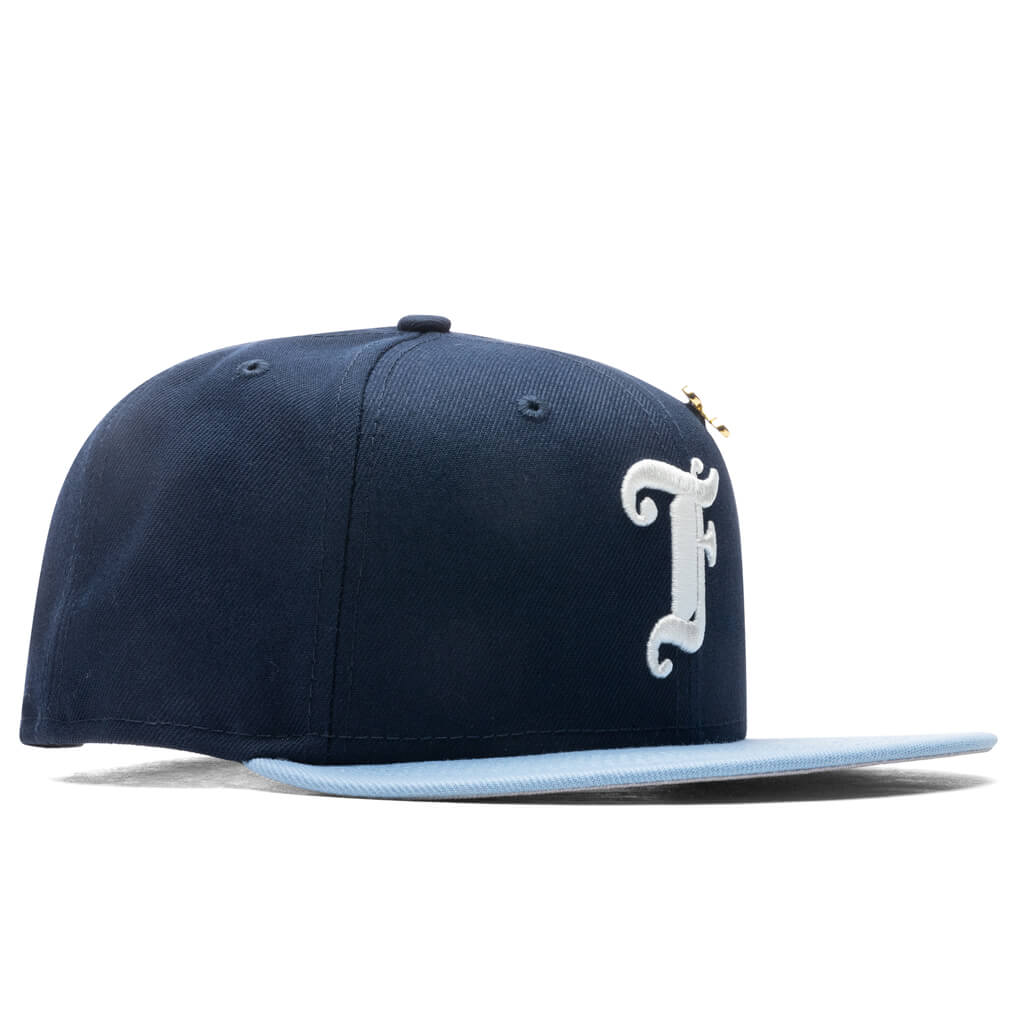 Feature x New Era Old English F Snapback - Oceanside/Birdseye