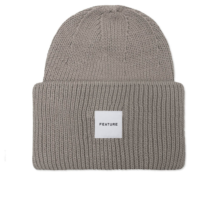 Oversized Beanie - Beige – Feature