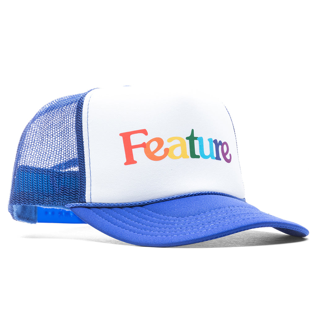 Spectrum Trucker Hat - Blue/White – Feature