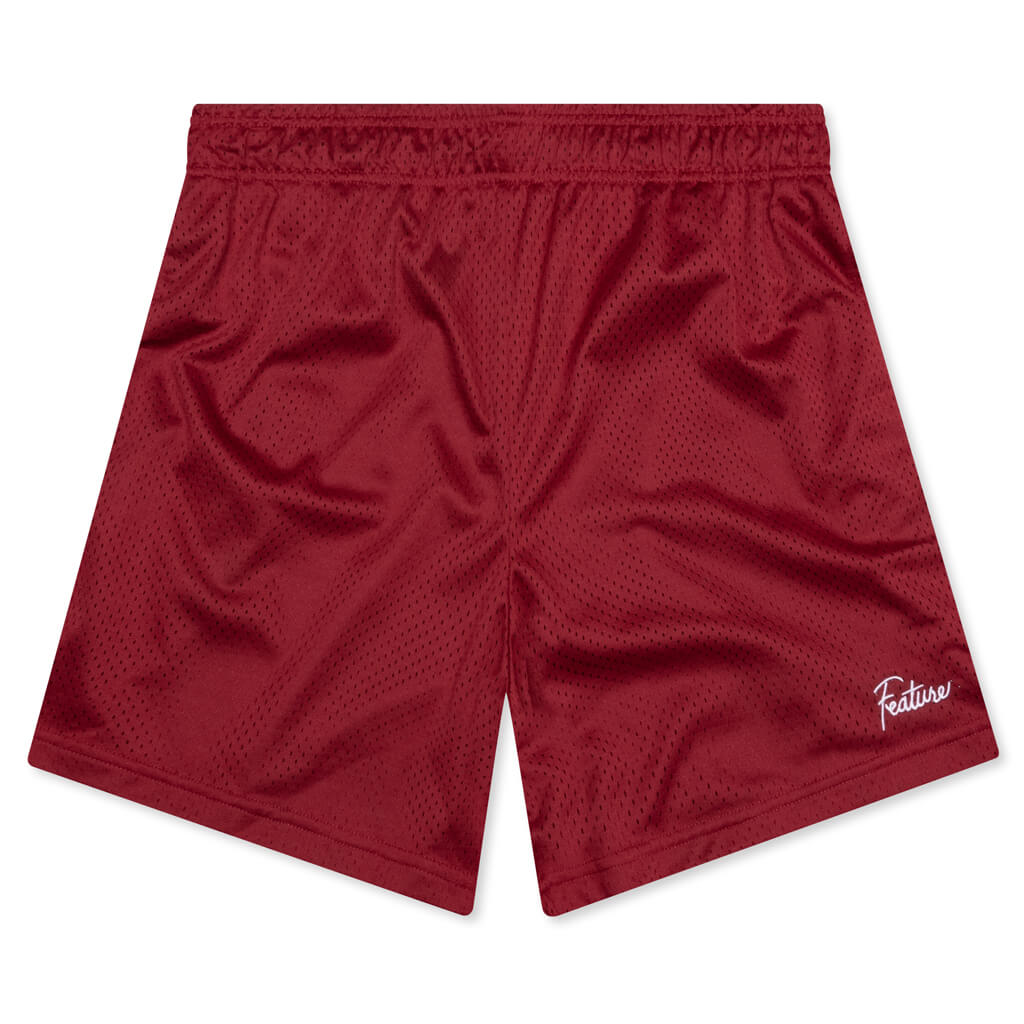 West Mesh Shorts - Red – Feature