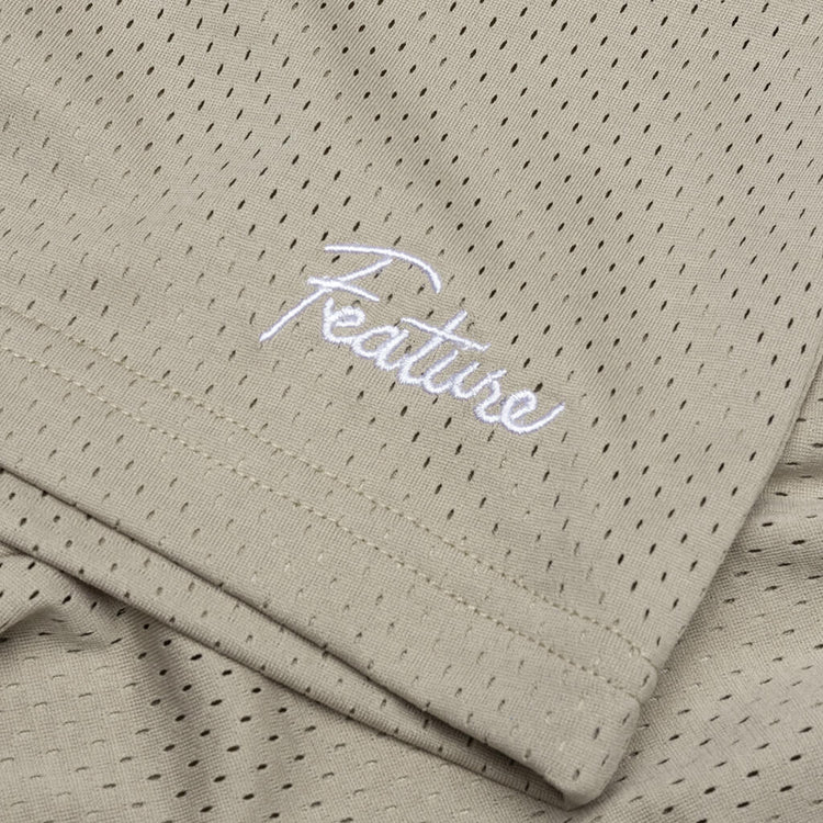 West Mesh Shorts - Tan – Feature