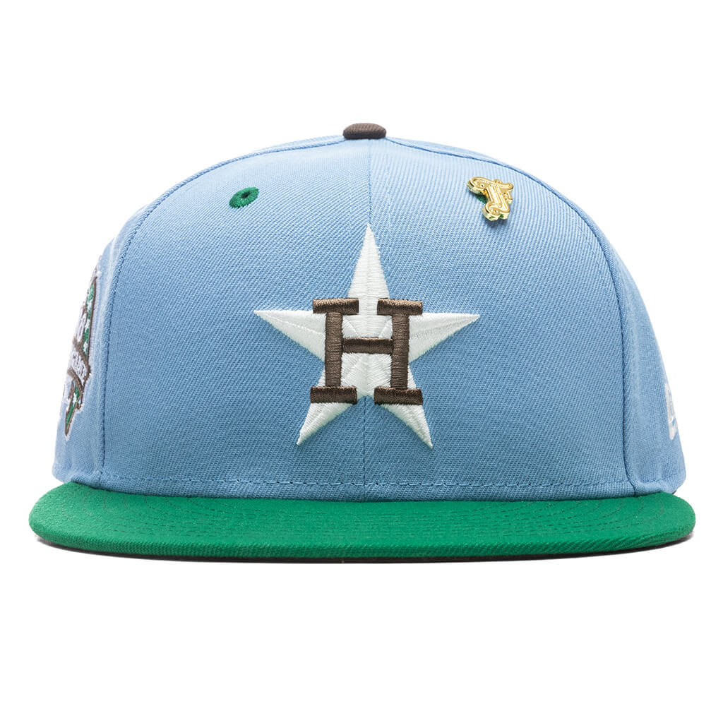 Feature x New Era "Earth" Houston Astros Fitted - Birdseye Blue/Kelly