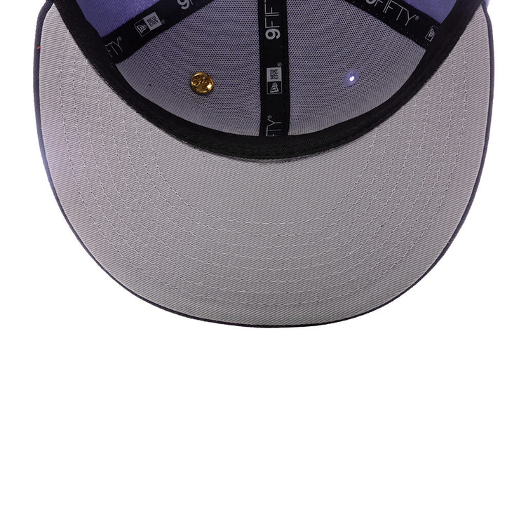 Feature x New Era Old English F Snapback Hat w/ Pin - Lavender/Night S