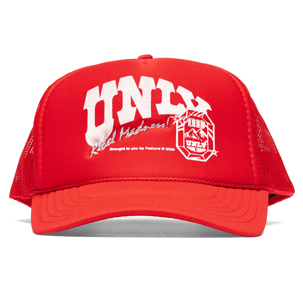 Feature x UNLV University Trucker Hat - Red/Red