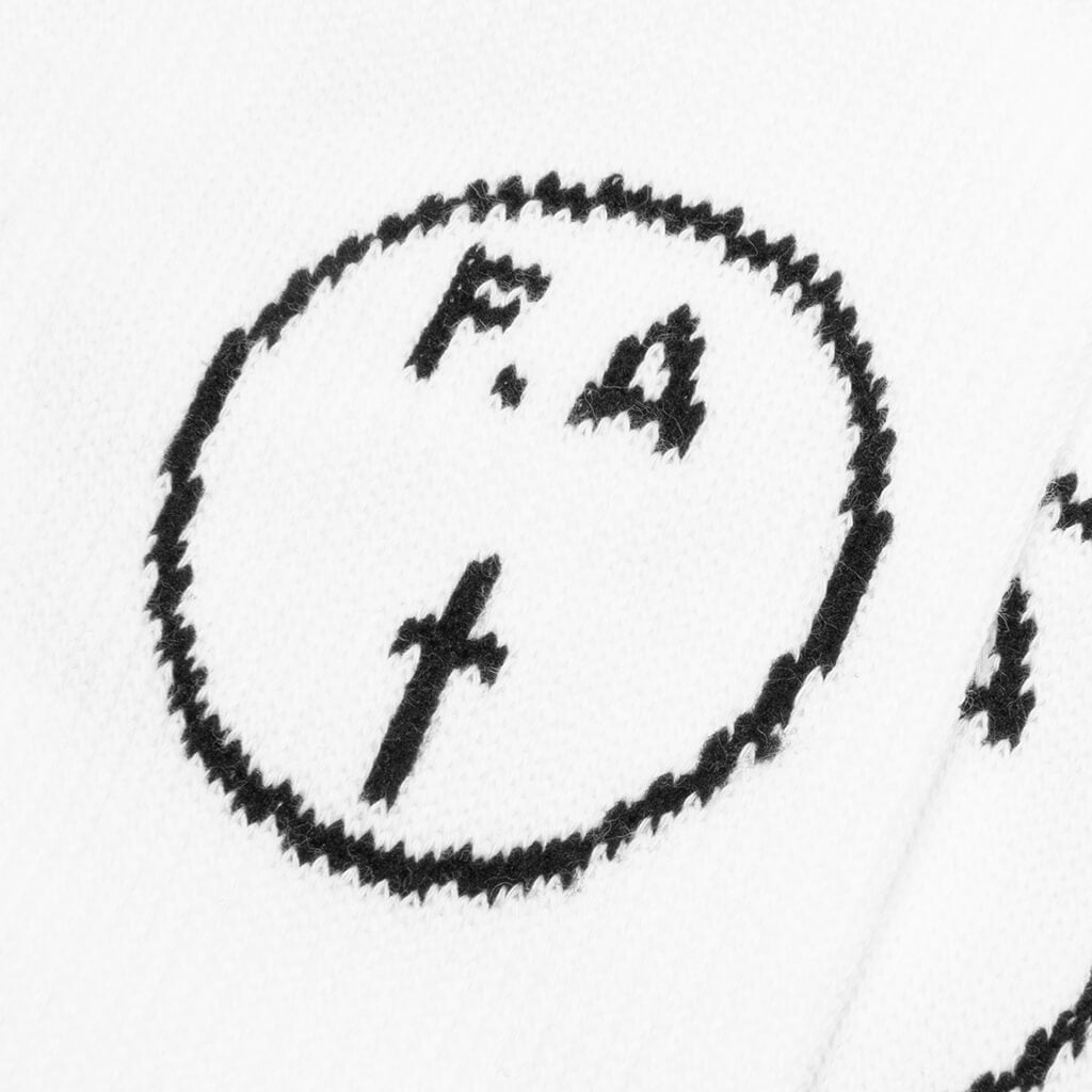 FA Records Sock - White/Black – Feature