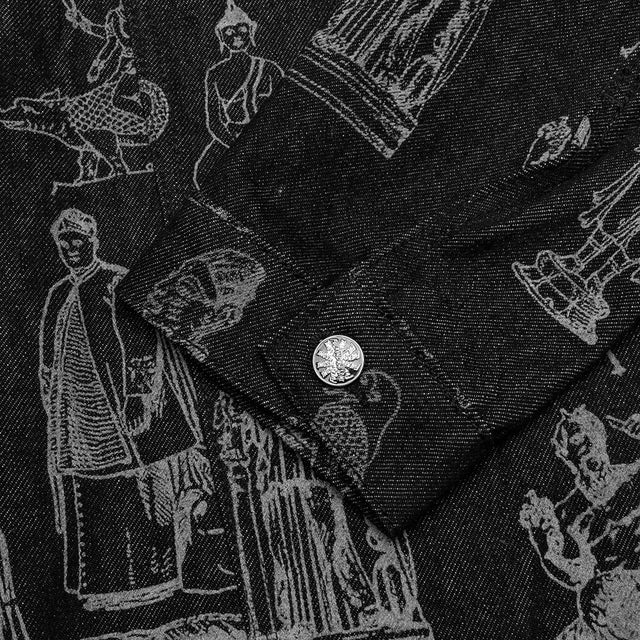 Reflective Denim Jacket - Black/3M – Feature