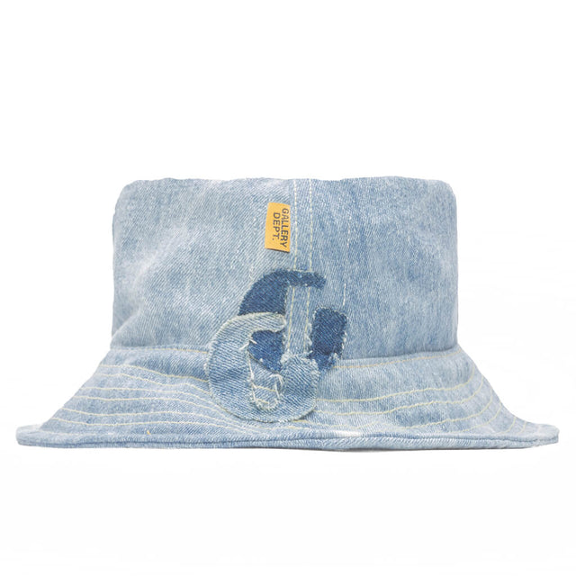 G Patch Denim Bucket Hat - Indigo – Feature