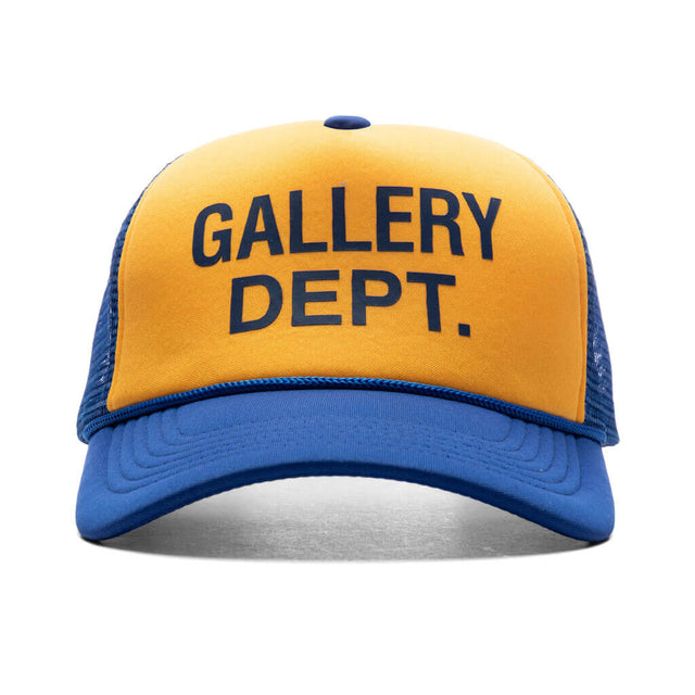 GD Logo Trucker - Yellow/Navy | Gallery Dept – Feature