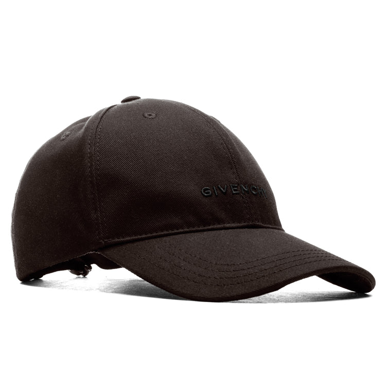 Curved Cap With Embroidered Logo - Chocolate – Feature